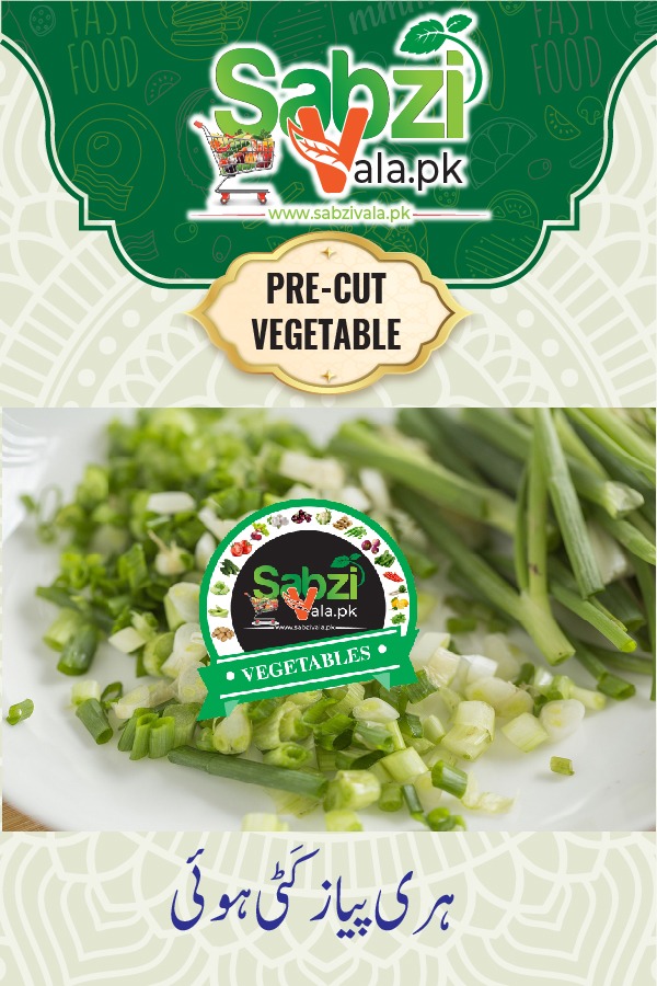 Pre Cut Spring Onion (Kati Hue Hari Piyaz) – SabziVala